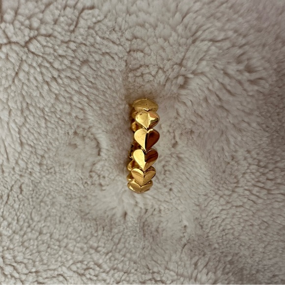 kate spade | Jewelry | Kade Spade Gold Heart Ring | Poshmark